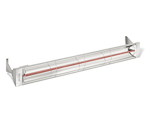Infratech W4024SS Single Element - 4000 Watt Electric Patio Heater, Voltage: 240, Finish Color: Stainless Steel