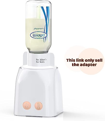 w-maxa Baby Bottle Adapter, Portable Bottle Warmer Adapter for Dr Brown’s & Medela-40MM