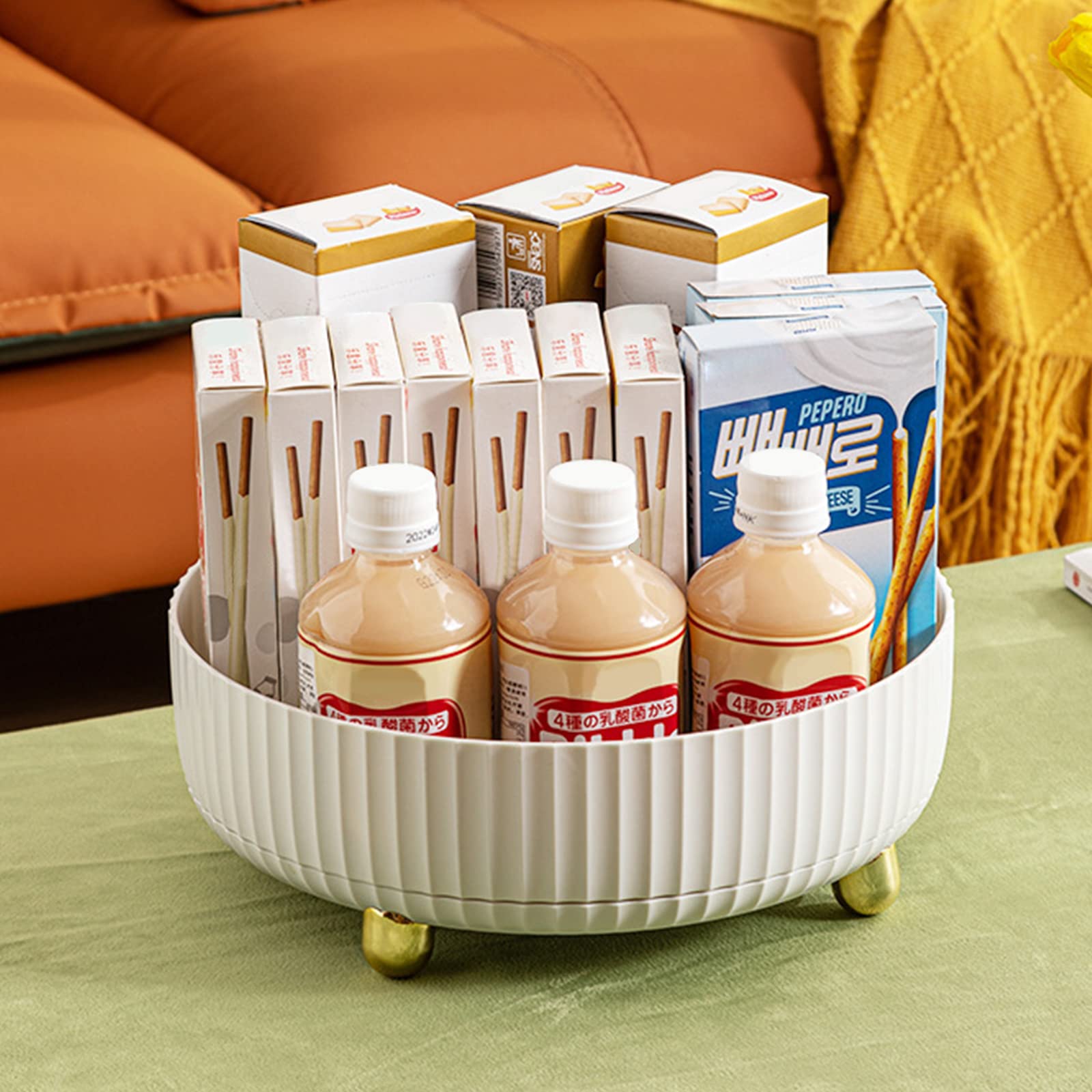 Degree Rotating Perfume Organizer, 11 Inches Large Capacity Lazy Susan for Bathroom Counter or Vanity