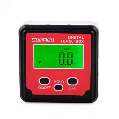 GemRed Digital Protractor & Digital Angle Gauge