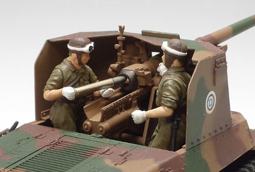 Tamiya -TAM35331 Panzer Japanese Model Hobby Aircraft Construction Kits, 35331, Full Tank with 6 Dolls, Small