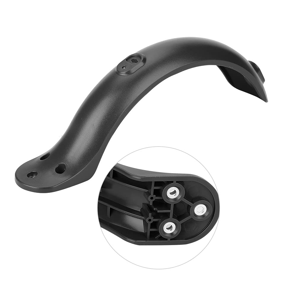 Delaman Electric Scooter Fender, Rear Mudguard Scooter Fender Bracket Scooter Replacement Accessory Support Mudguard Bracket Fender Compatible for Xiaomi M365 Scooter Black