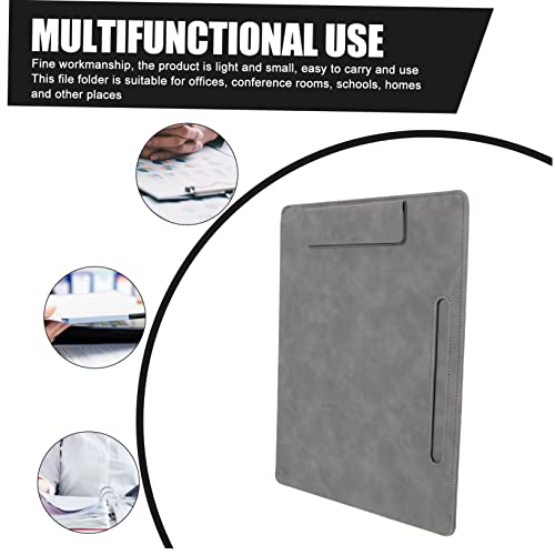MAGICLULU Folder Board Metal Pencil Business Supplies Office Stuff Document Open House Flags for Real Estate Agents Stationery Document Holder Exam Paper Base Office Document Clip Clipboards
