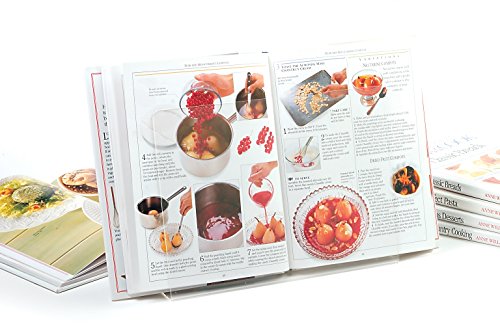 Norpro Acrylic CookBook / IPad / Tablet Holder, 9"D x 12.5"W x 3.25"H
