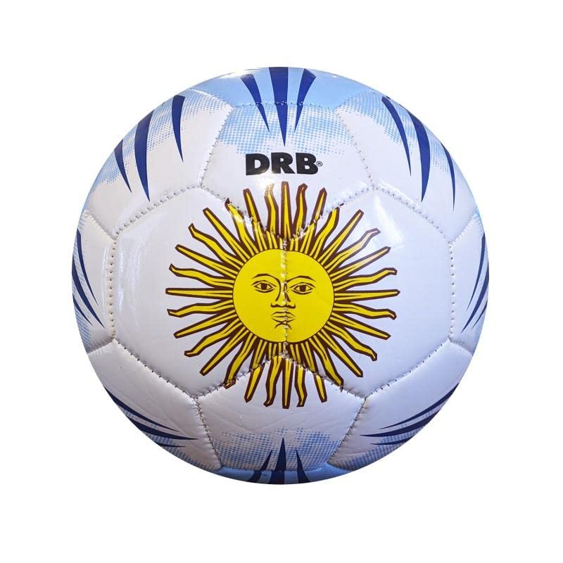 DRB DRIBBLING Soccer Ball Countries - Size N° 5 - Machine Sewed Durable, Scuff-Resistant and Water-Resistant-Recreational, Practice, Training Soccer (Argentina)