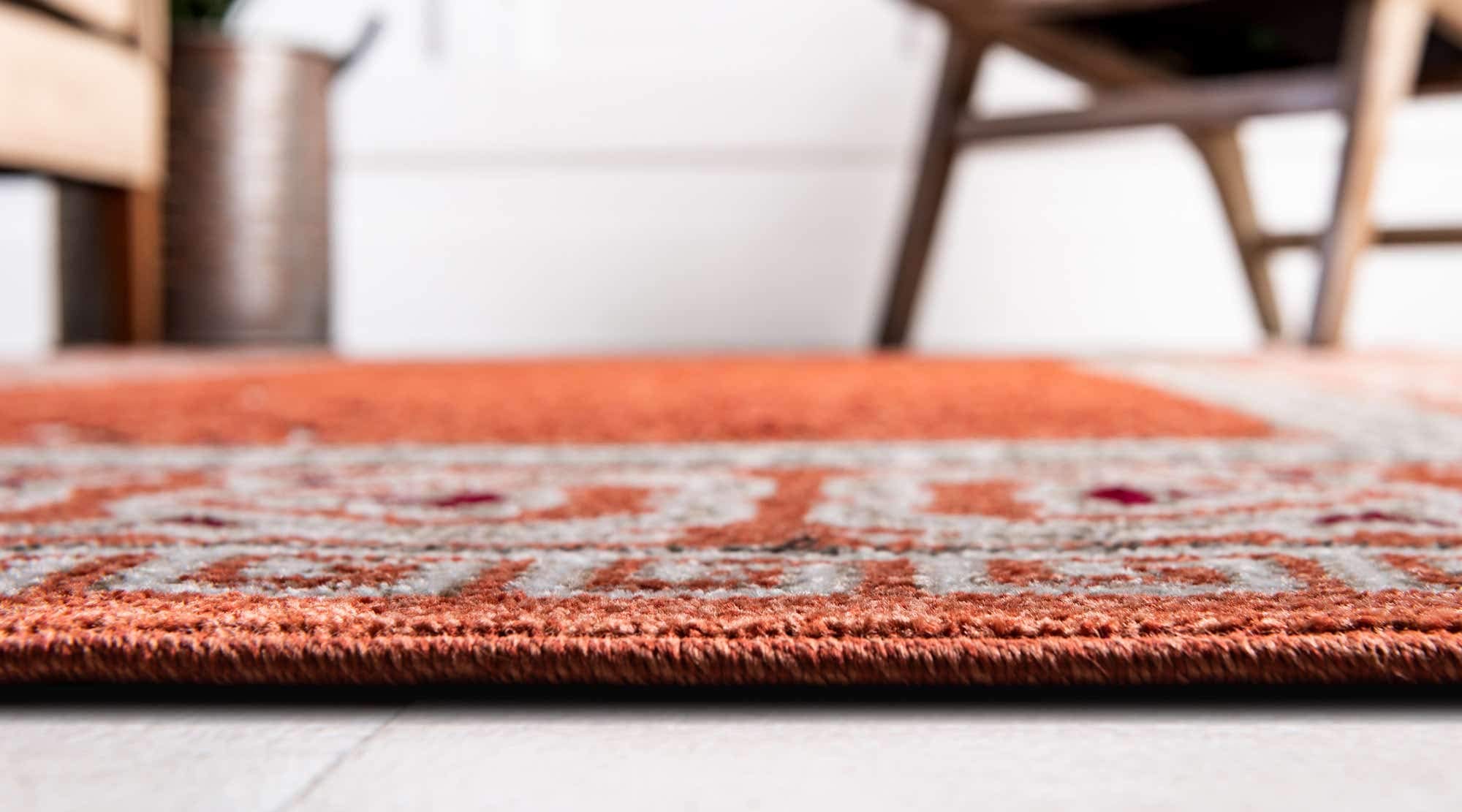 Unique Loom Outdoor Botanical Collection Area Rug - Atlanta (9' x 12' Rectangle, Cream/ Beige)