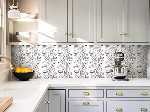 Modern Peel and Stick Wallpaper Boho Contact Paper for Cabinets Brown Wallpaper for Bedroom Self Adhesive Wallpaper Removable Stripe Wall Paper for Nursery Herringbone Shelf Drawer Liner17.3β x 78.7β