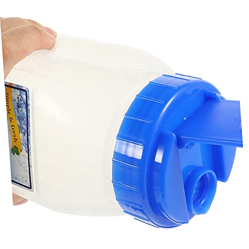 HOMSFOU Korean Style Cold Water Jug Clear Plastic Pitcher Glass Water Bottle Lemon Pitcher Plastic Water with Lid Orange Juice Beverage Pp Adorable Plastic Kettle Wattle Jug Milk Bottle
