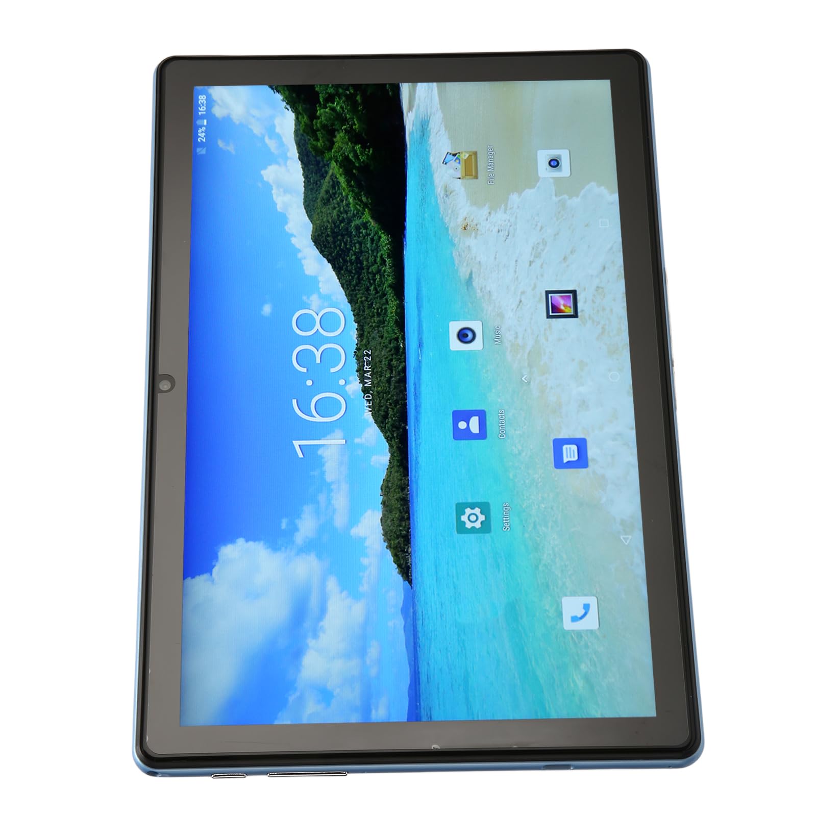 DAUZ Gaming Tablet, 10.1in FHD 4G LTE 5G WiFi Octa Core CPU HD Tablet for Business (US Plug)