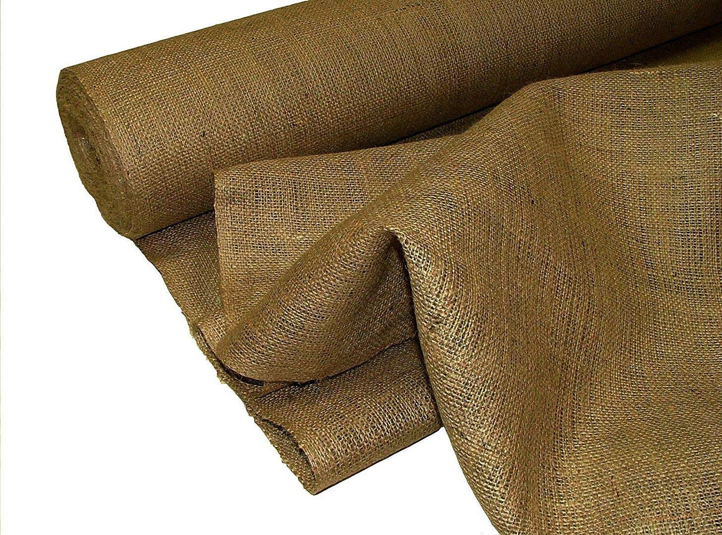 Mybecca 5 Yard 10 Oz Burlap Premium Natural Vintage Jute Fabric 40 Inches Wide Upholstery