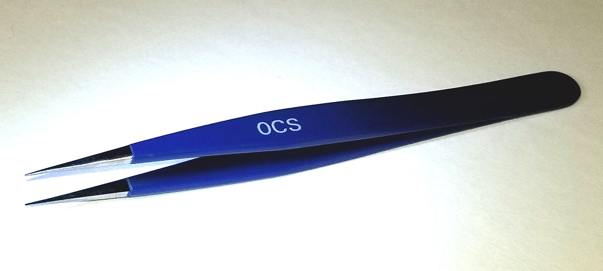 Regine 0C9-S-Epoxy Industrial - Fine Points, Straight tip -Tweezer - Swiss Made - High Precision Tweezers for General Purposes