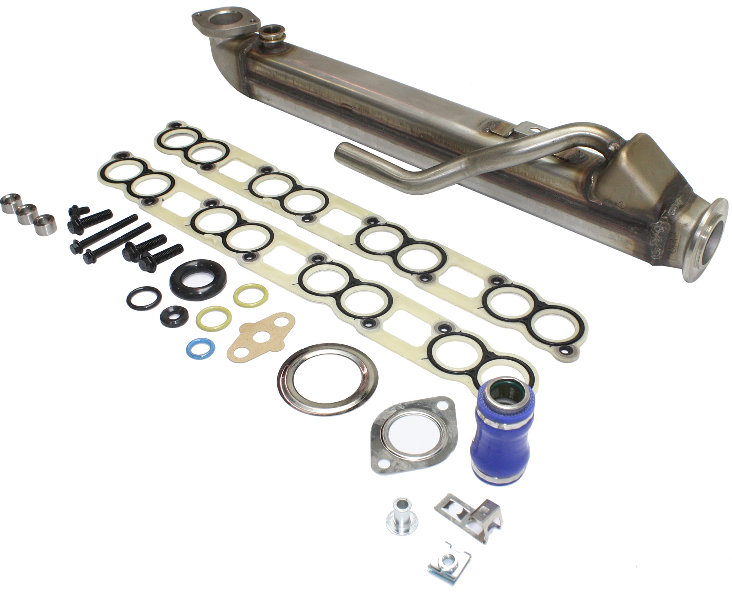 Garage-Pro EGR Cooler Kit Compatible with 2004-2005 Ford Excursion, Fits 2004-2005 Ford E-350 Club Wagon, Fits 2004-2010 Ford E-350 Super Duty with Straight Tube Core, from 9/22/03