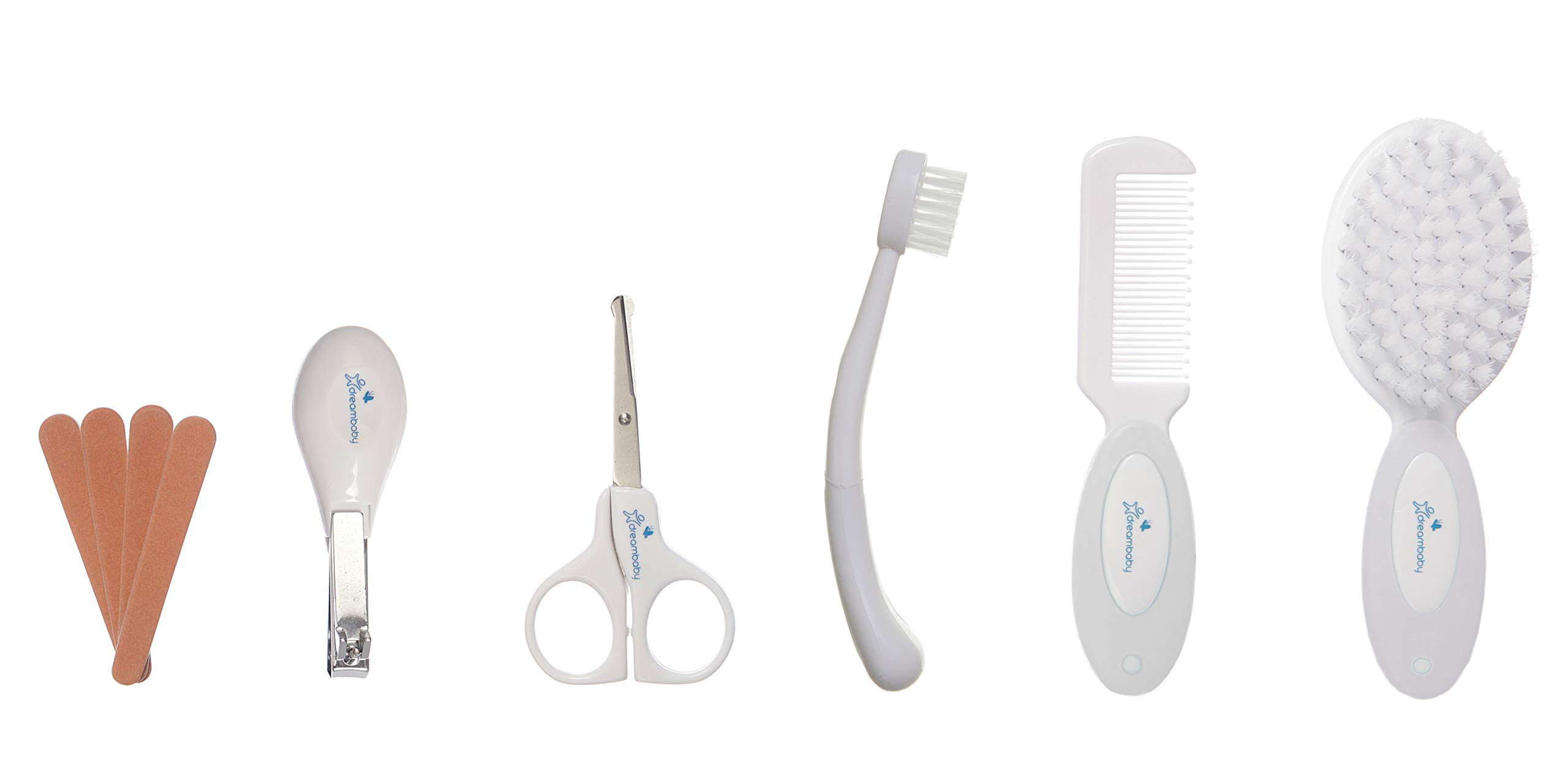Dreambaby Essentials Grooming Kit in Hard Case (10 Pieces, White)