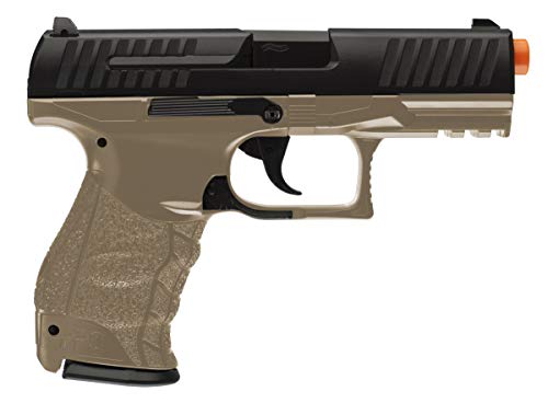 Walther PPQ 6mm BB Pistol Airsoft Gun, Dark Earth Brown