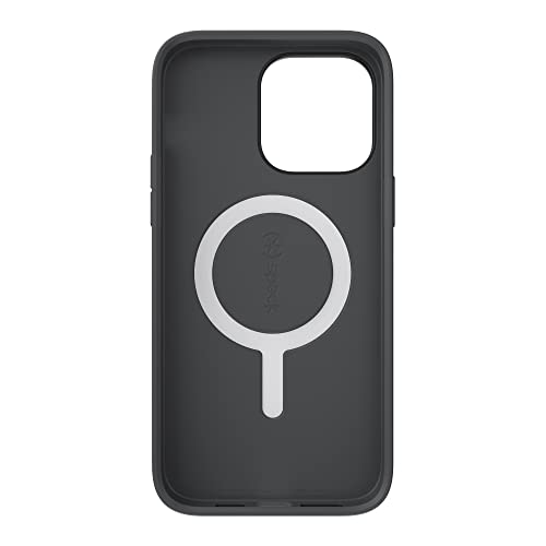 Speck iPhone 14 Pro Max Case - Drop Protection, Scratch Resistant, Built for MagSafe iPhone Case with Soft Touch Coating - 6.7" iPhone 14 Pro Max Case, Dual Layer Case -Black/Slate Grey CandyShell Pro