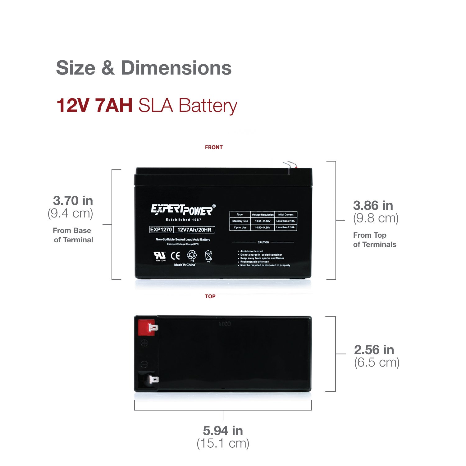 Garmin Striker Plus 4 with Dual-Beam Transducer and ExpertPower 12v 7ah Rechargeable Sealed Lead Acid Battery
