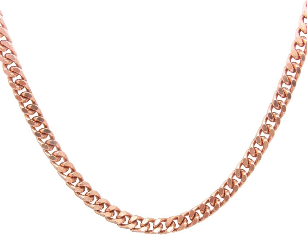 Copper Chains CN651G - 1/4" wide - Available in 16 to 30 inch lengths. $28 to $36. (22 inch length)