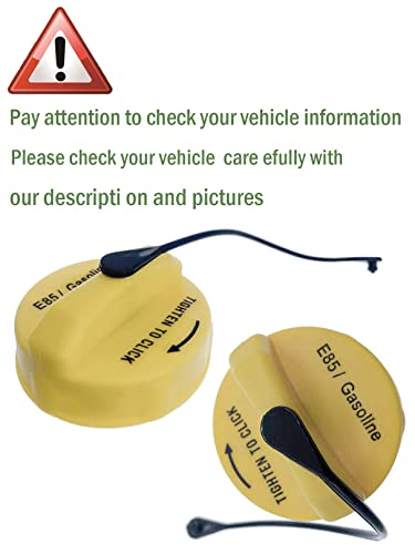 E85 Gas Cap,Fuel cap For Jeep Chrysler Dodge Ram 1500 Dakota Durango Journey Dart Durango Grand Caravan Avenger & Chrysler 200 Sebring Aspen Town & Country & Jeep Commander Cherokee Grand Cherokee