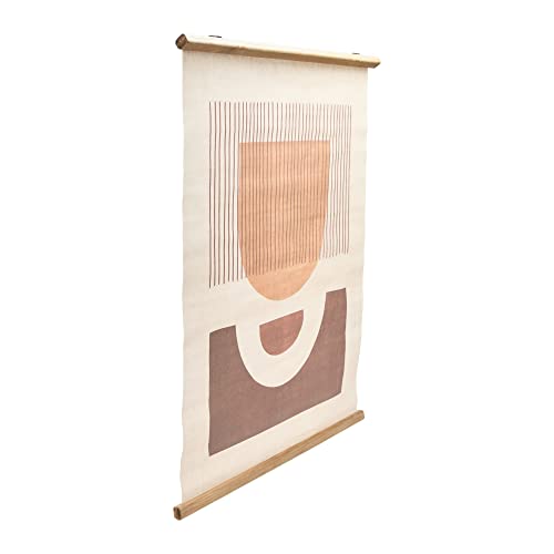 Main + Mesa Modern Boho Wood Scroll Wall Décor