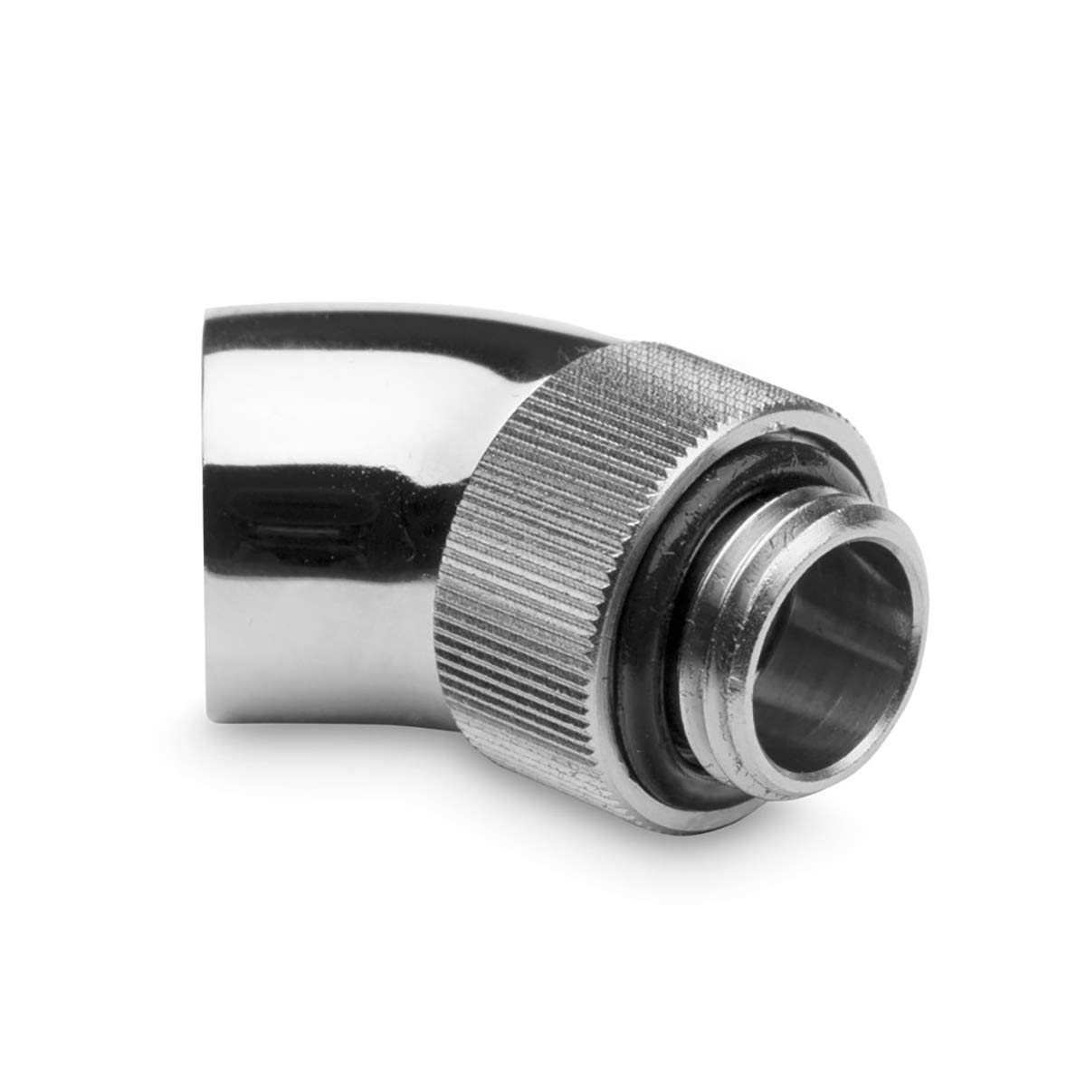 EKWB EK-AF Classic G1/4" 45 Degree Angled Fitting, Nickel