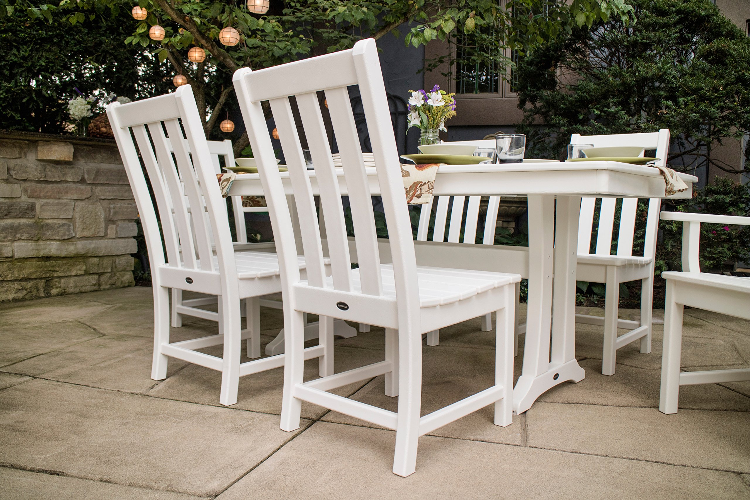 POLYWOOD® Vineyard Dining Side Chair (Black)