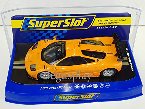 Slot Car Scalextric Superslot H4102 Compatible McLaren F1 GTR Papaya Orange
