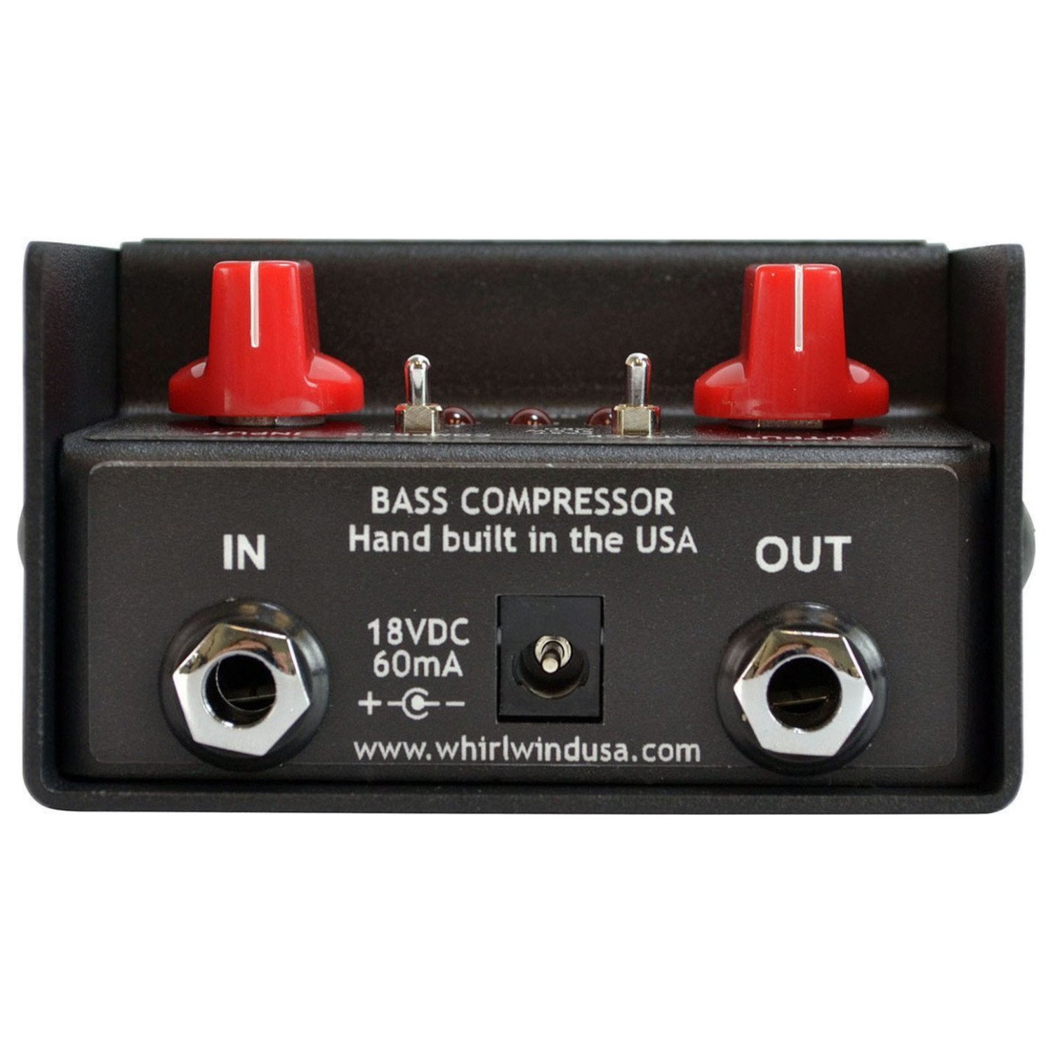 Whirlwind OC BASS Optical Bass Compressor Pedal w/Cable and Geartree Cloth
