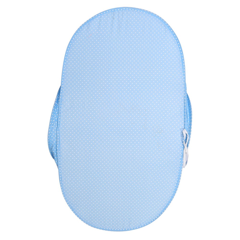 Raguso Crib Net, Soft Baby Net Easy to Carry Infant Bed Net for Outdoor Activities(Blue)