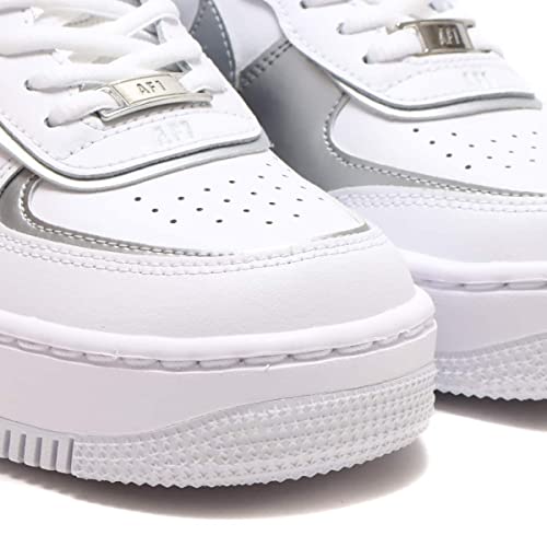 Nike Air Force 1 Shadow Womens White/Metallic Silver Size 7