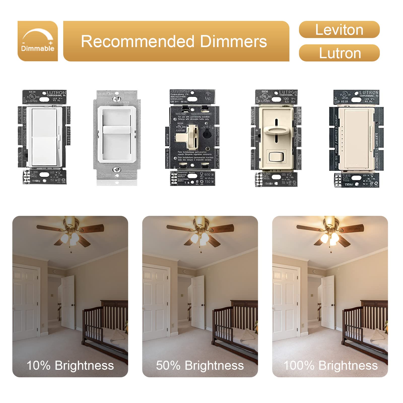Dimmable T6 LED Bulb, 40W Candelabra Light Bulbs 3000K Soft White, Clear 4W T8 E12 Edison Bulbs, Small Filament LED Light Bulb for Chandelier, Ceiling Fan, Pendant,Wall Sconce Fixtures, 6 Pack