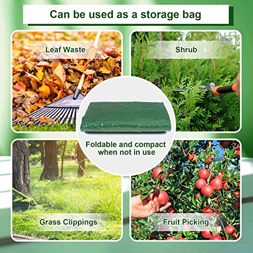 MyLifeUNIT Compost Bin Bag, Reusable Garden Yard Waste Bag, 34 Gallon (1 Pack)