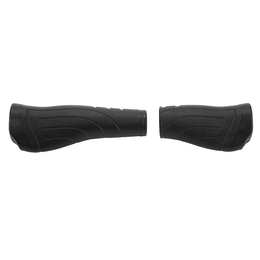 Dilwe VGEBY Handle Grips, Vice Handlebars Comfort Anti-Slip Rubber Short Long Mountain Folding Bike Handlebar Bar Grips(1long+1short)