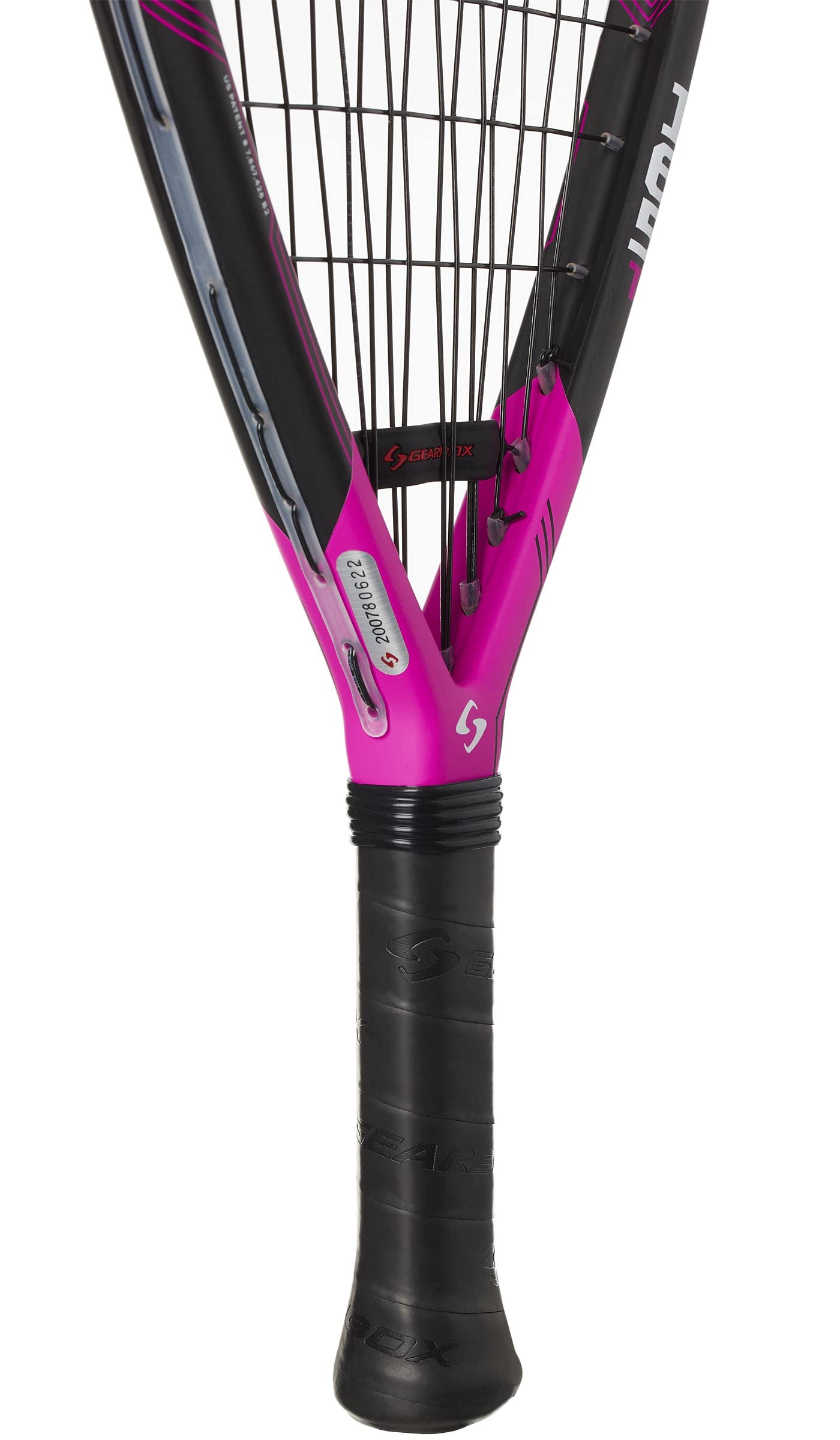 Gearbox GB3K 165T Pink Racquetball Racquet - 3 5/8'' Grip