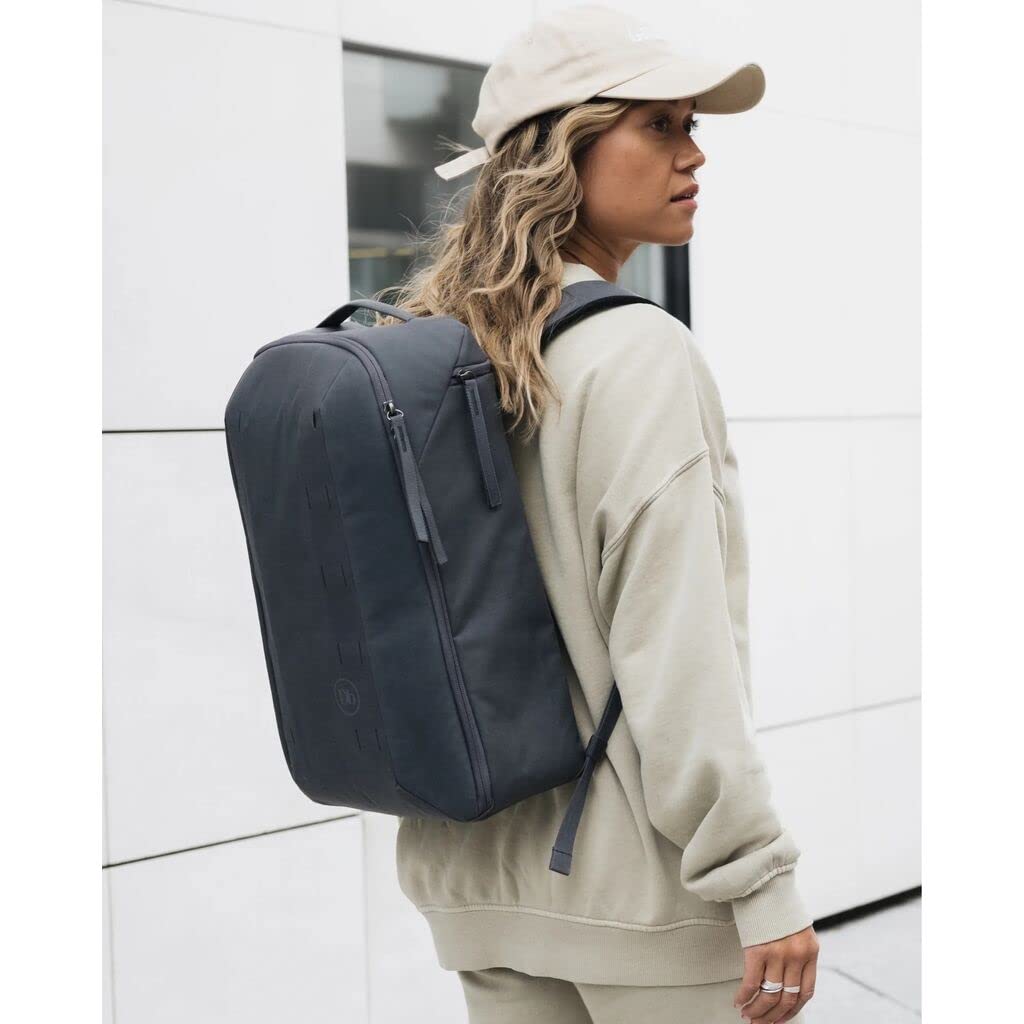 Db Journey Freya Backpack - Durable Travel Backpack for Women with Laptop Compartment for Work & Gym, Luggage Backpack with Roller Bag Hook-Up System, 22L - Black Out