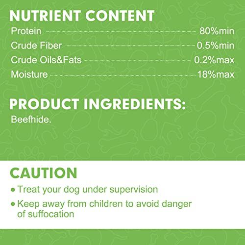 MON2SUN Dog Rawhide Rolls Twist Sticks Dog Chew Treats Natural Flavor 6-6.5 Inch 40 Count for Puppy and Small Dogs