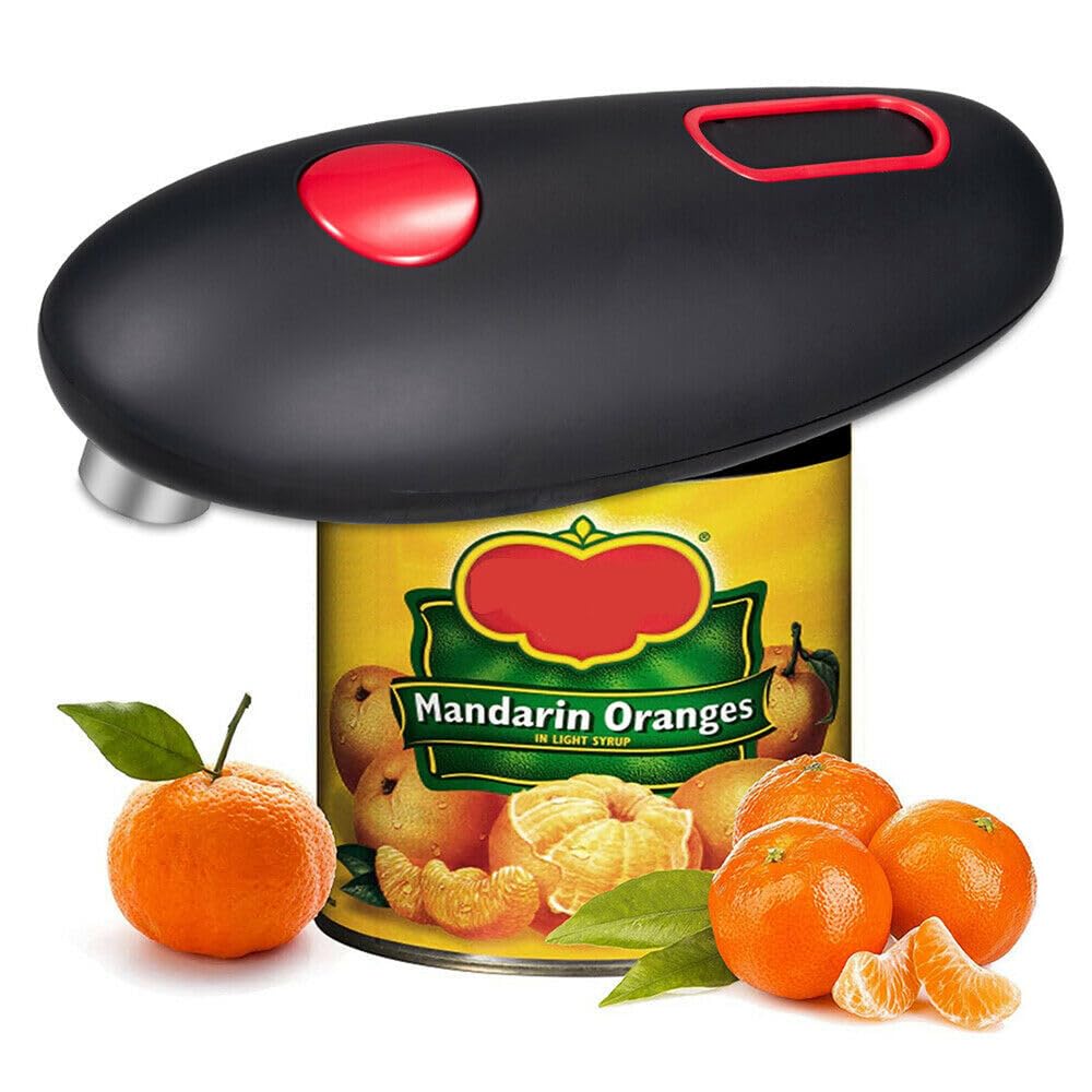 Electric Commercial Can Opener Automatic Smooth Edge Stainless Steel Hands-Free