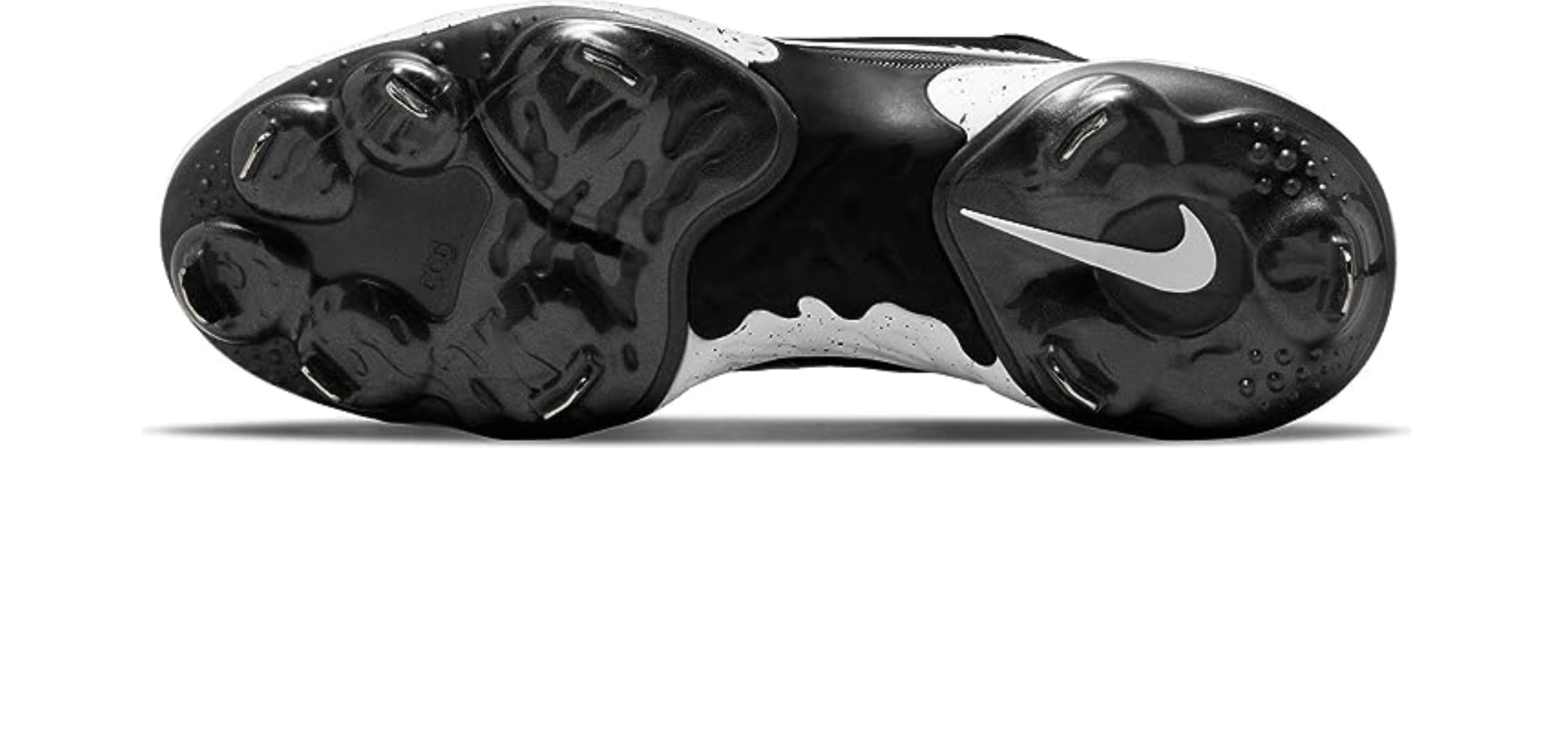Nike Alpha Huarache Elite 3 Low CK0746-010 Black-White Men's Metal Baseball Cleat 8.5 US