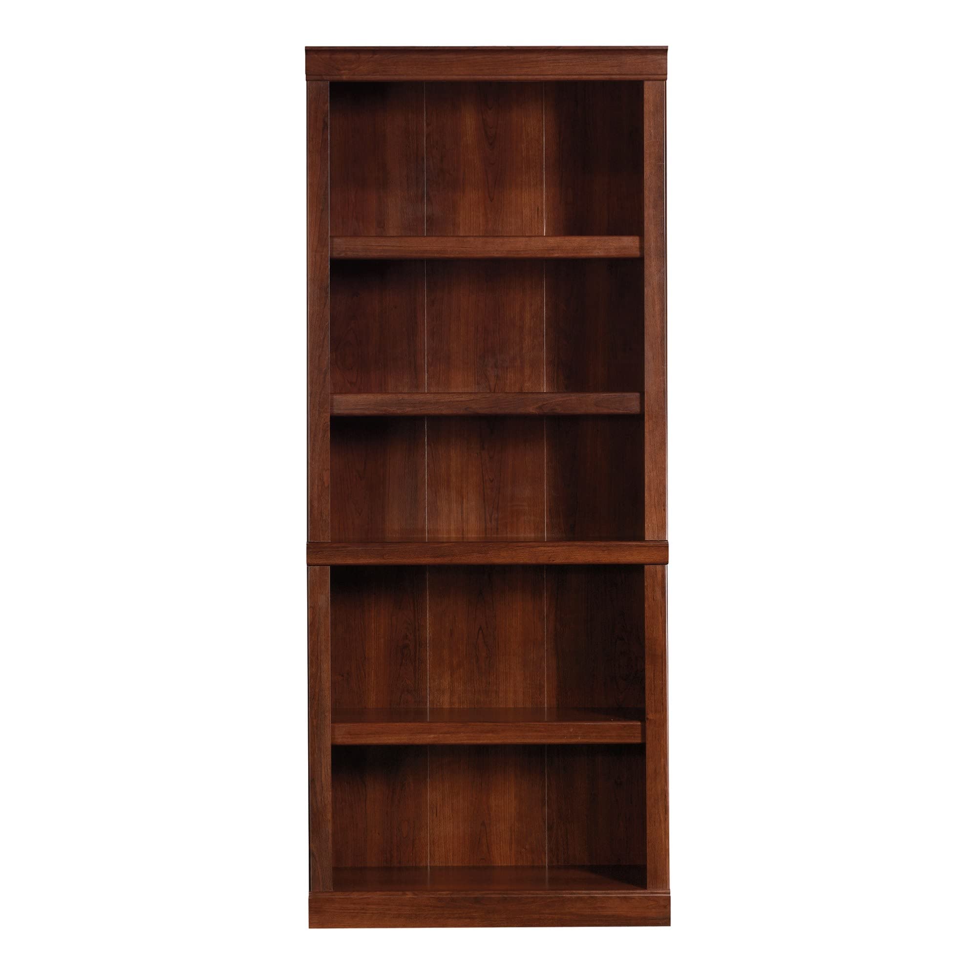 RealspaceĀ® 72"H 5-Shelf Bookcase, Mulled Cherry