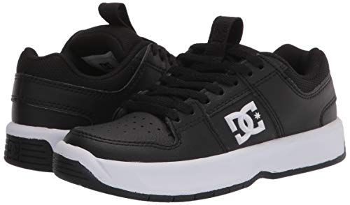 DC Boys' Lynx Zero Skate Shoe, Black/White, 6 M US