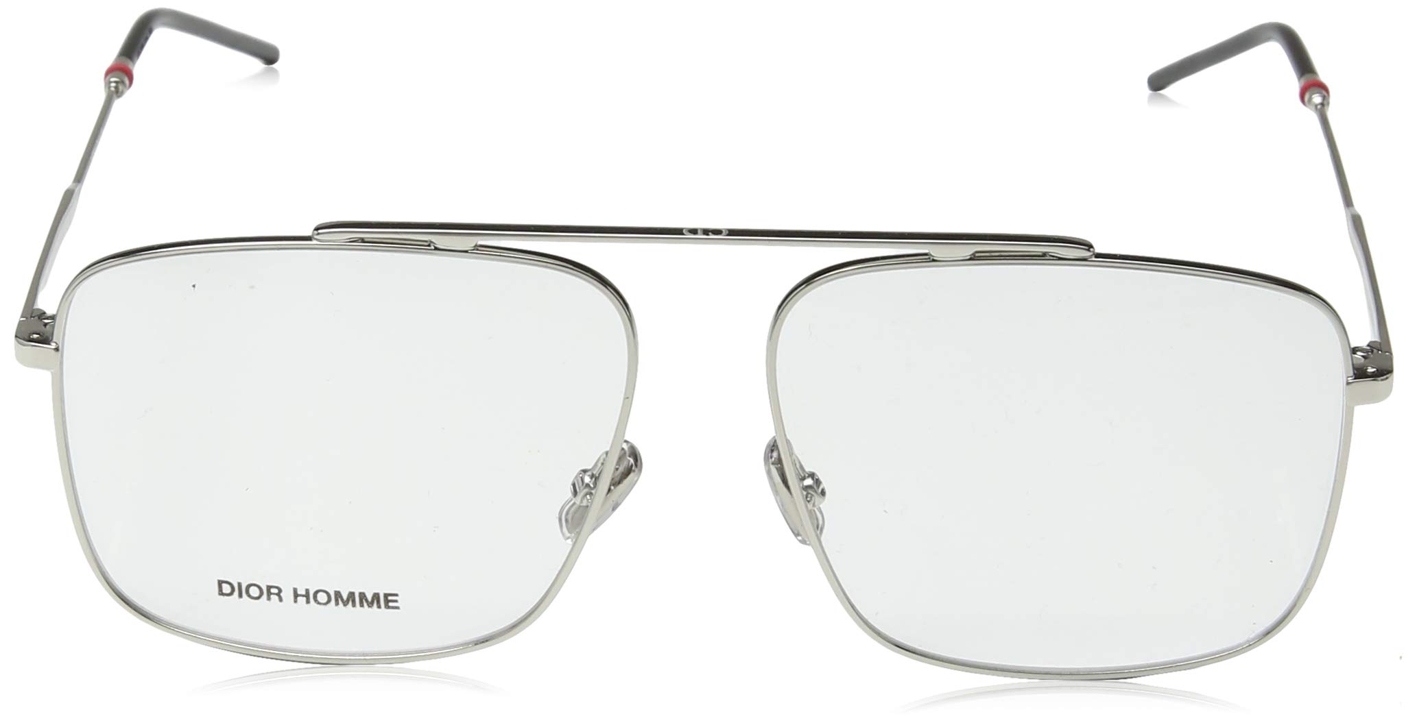 Dior Homme CD 220 010 Palladium Metal Aviator Eyeglasses 58mm