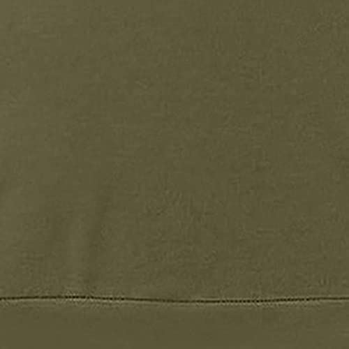 Long Sleeve for Womens Casual Loose Color Block Sweatshirts Soft Thin Pullover Blouses Shirt Tops Green