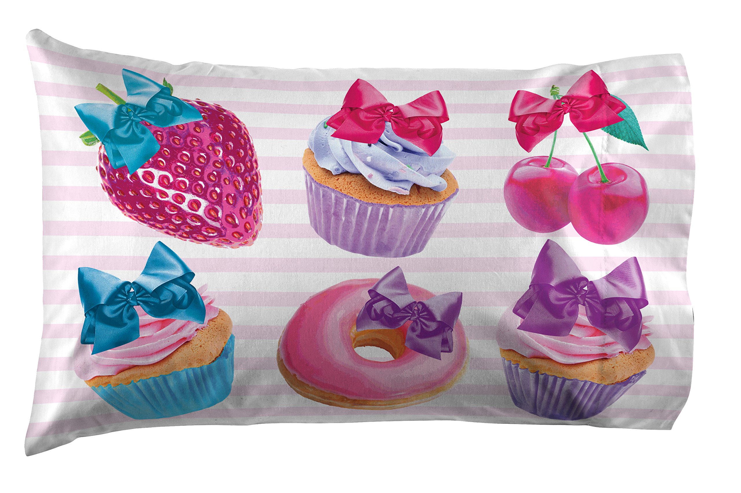Nickelodeon JoJo Siwa Sweet Life Pink/White 4 Piece Full Sheet Set