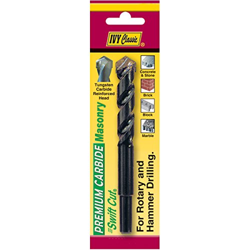 IVY Classic 10249 7/8 x 6-Inch Premium Carbide Masonry Drill Bit, 1/2-Inch Reduced Shank, 1/Card