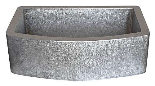 Rhapsody Farmhouse Kitchen Sink in Brushed Nickel