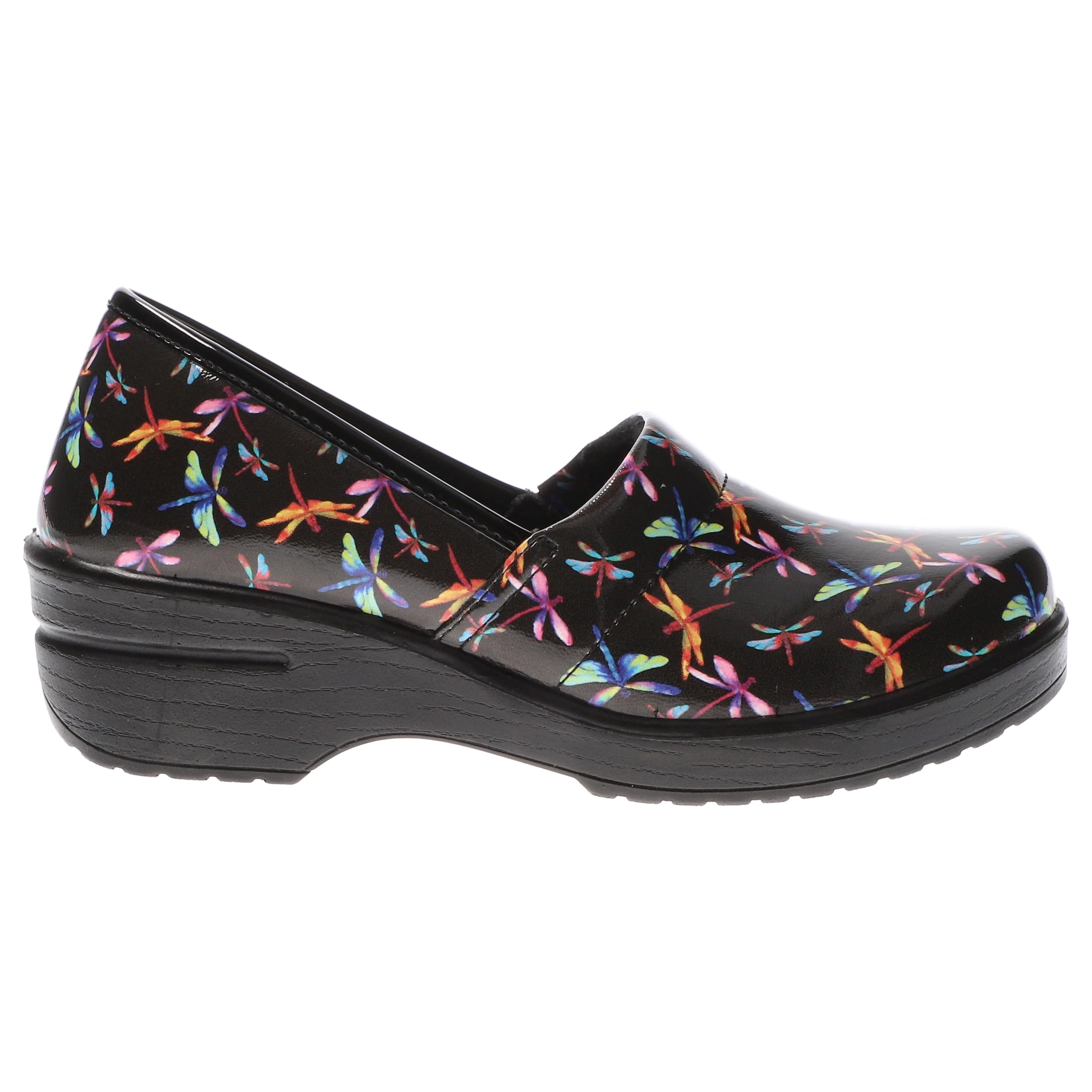 Easy Works Women's Laurie Clog, Dragonfly Patent, 8