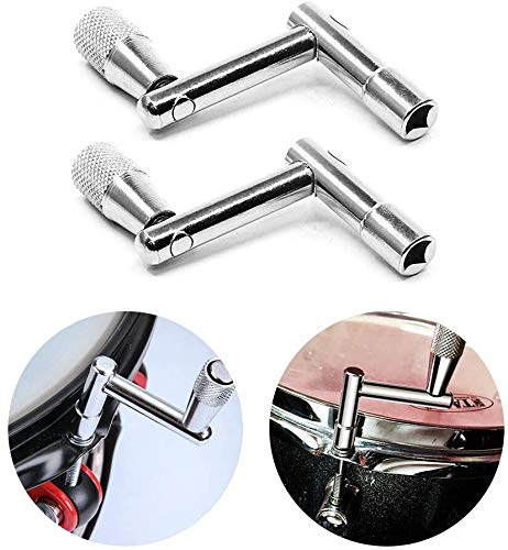 Drum Keys 4 Pack Universal 2 Drum Tuning Key & 2 Continuous Motion Speed Key for Drummers Percussion Hardware Tool