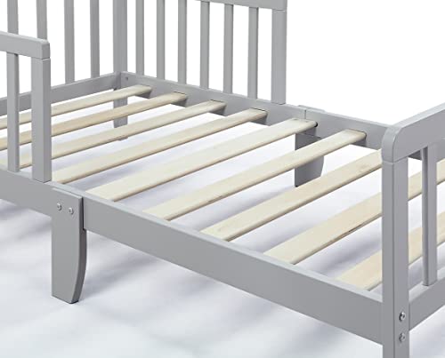 Olive & Opie Jax Toddler Bed in Light Gray