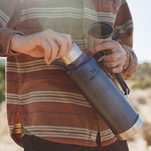 Stanley Classic Vacuum Insulated Wide Mouth Bottle, Nightfall - BPA-Free 18/8 Stainless Steel Thermos for Cold & Hot Beverages – Keeps Liquid Hot or Cold for Up to 24 Hours – Lifetime Warranty
