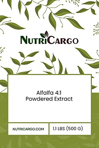 NutriCargo Alfalfa 4:1 Powdered Extract 1.1 LBS (500 G)