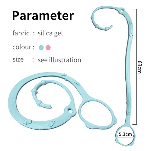 Stroller Water Bottle Strap, 2PK Baby Cup Strap Holder Silicone Sippy Cup Catcher Toy Leash Tether for Highchair Carseat